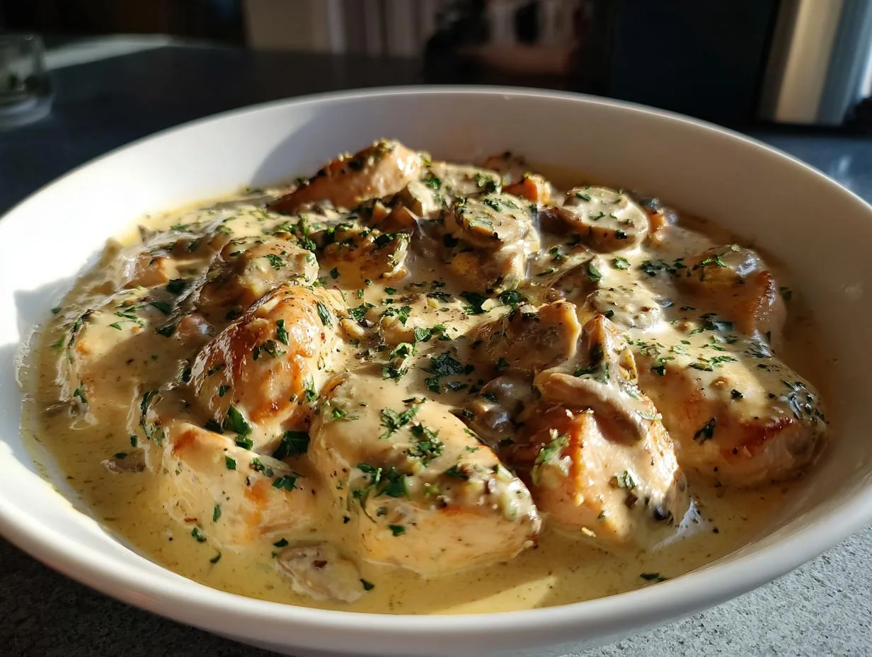 Heavenly 5-Ingredient Crockpot Angel Chicken Delight