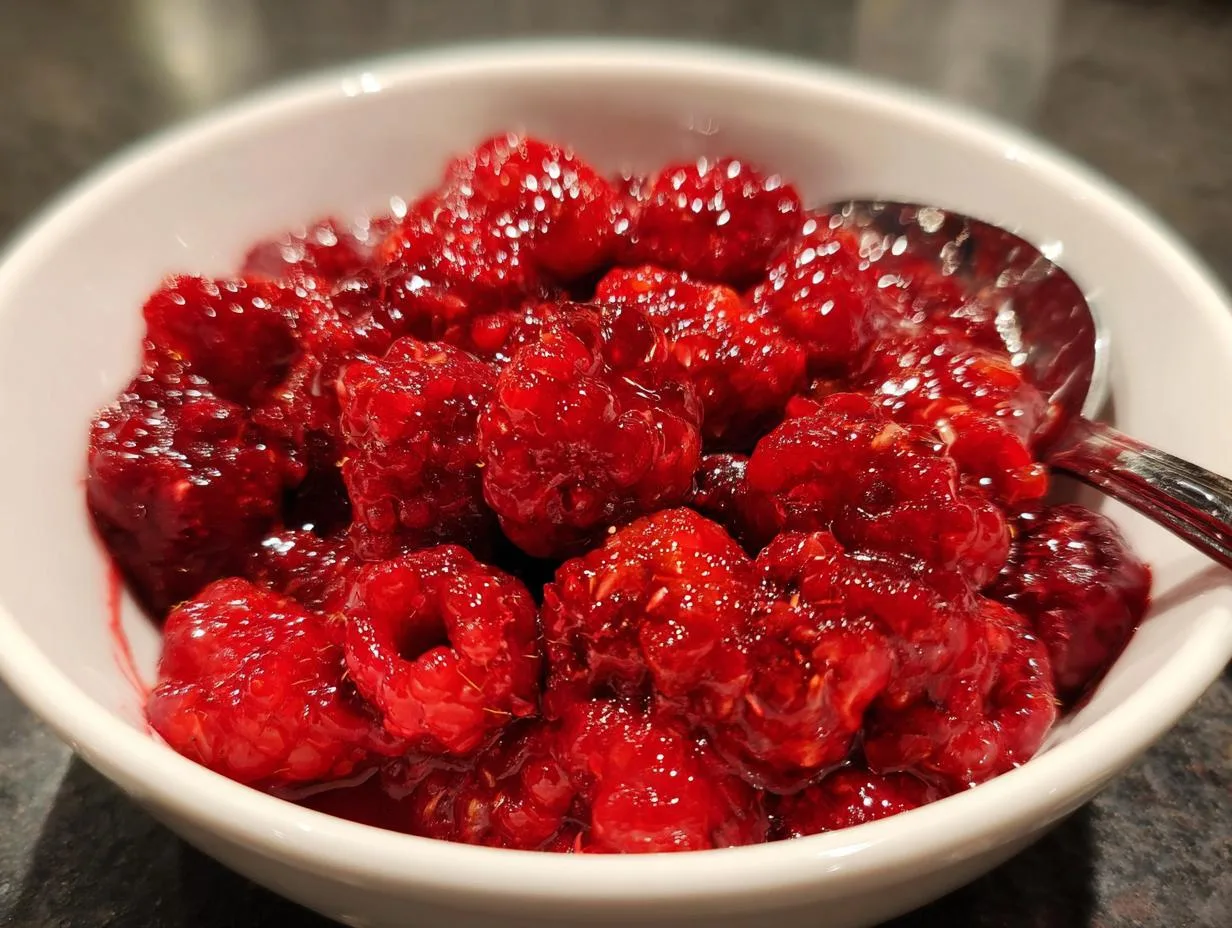 Irresistible Crockpot Raspberry Compote in 2 Hours
