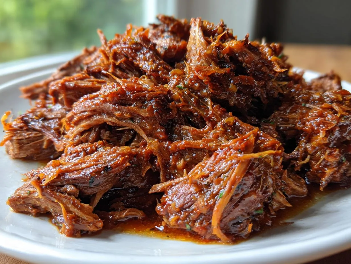 5-Ingredient Easy Slow Cooker Barbacoa Recipe