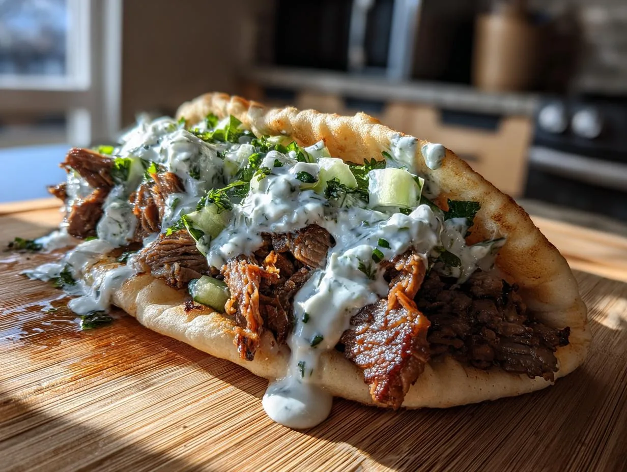 Slow Cooker Beef Gyros: 6-Hour Melt-in-Your-Mouth Magic
