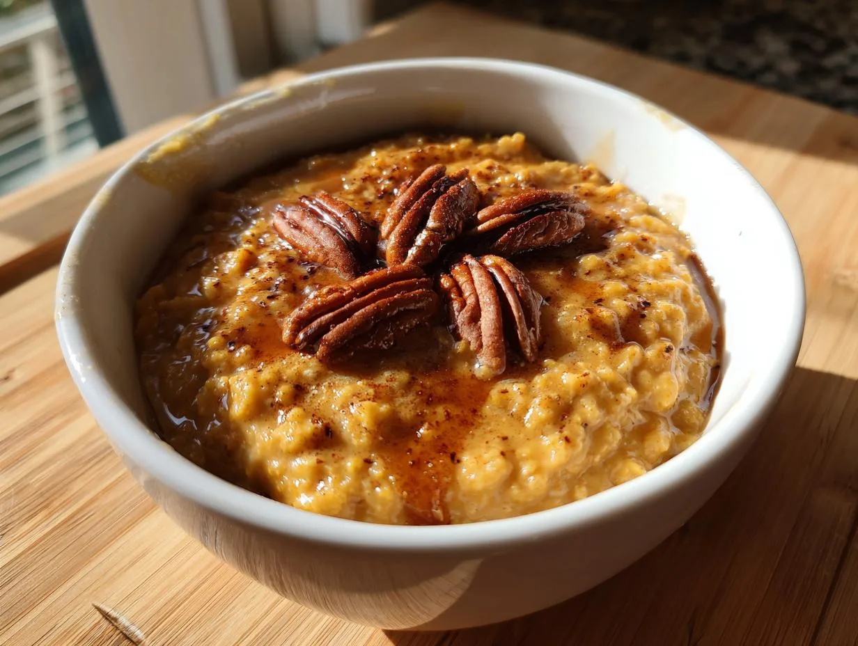 4-Hour Slow Cooker Pumpkin Oatmeal - Creamy Magic Awaits