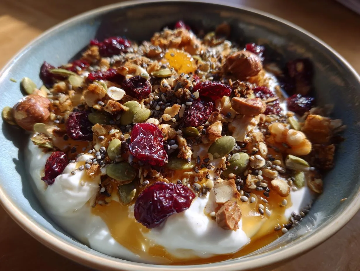 5-Minute Blissful Dry Yogurt Bowl Recipe for Crunchy Perfection