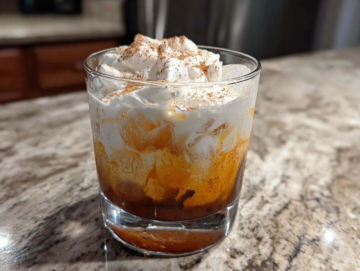 Creamy Pumpkin Spice White Russian Cocktail Recipe in 5 Steps