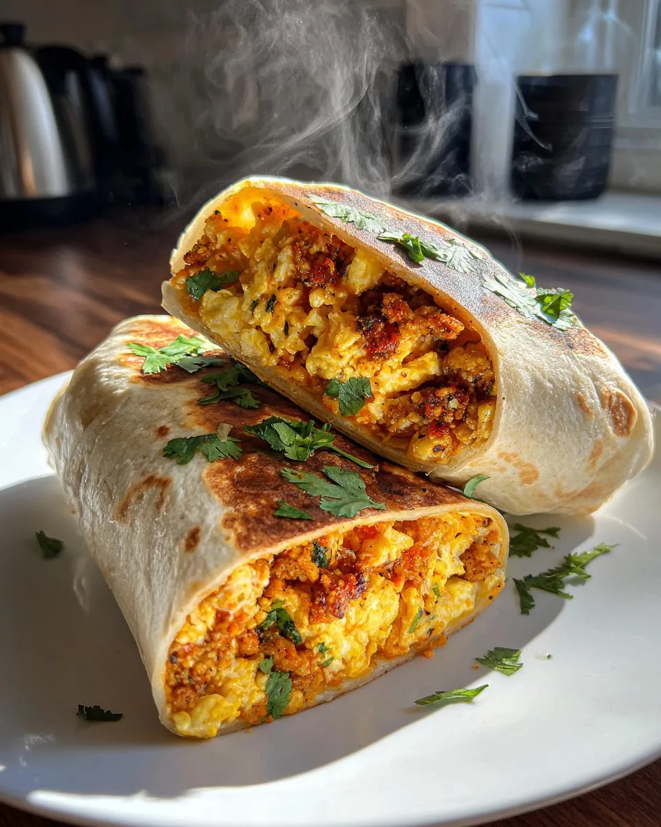 20-Minute Chorizo Breakfast Burritos That Taste Incredible