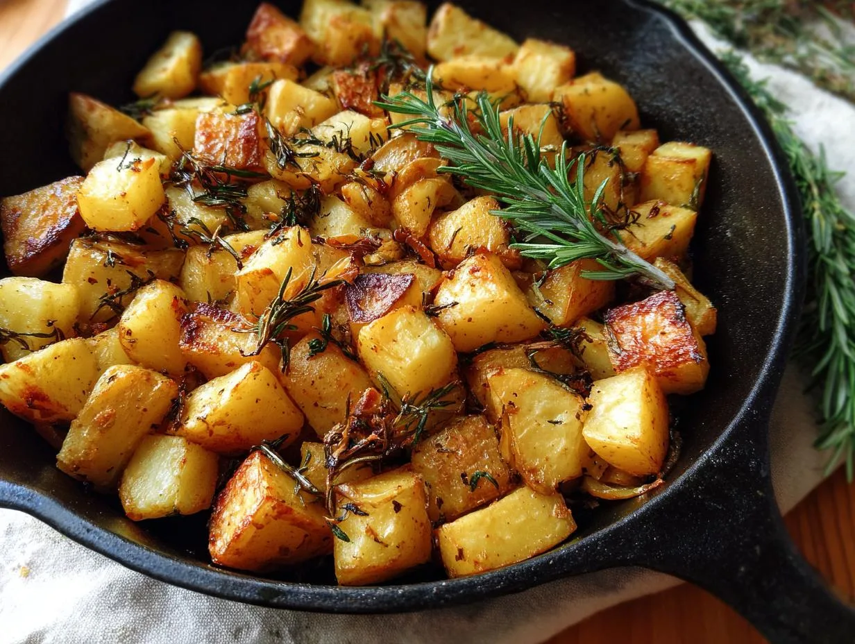 Irresistible Apple Rosemary Skillet Potatoes in Just 35 Minutes