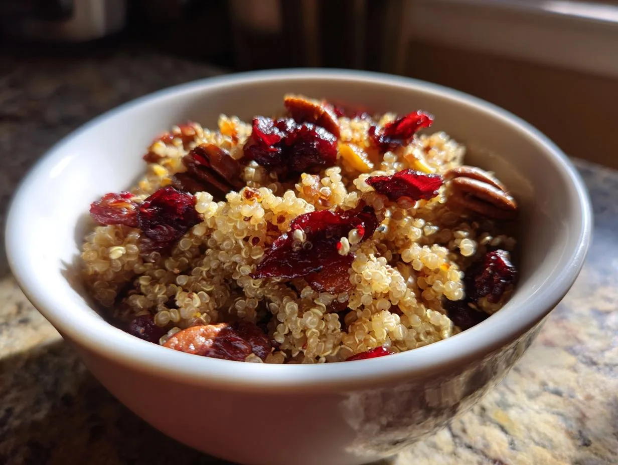 25-Minute Cranberry Pecan Quinoa: A Flavor Explosion!
