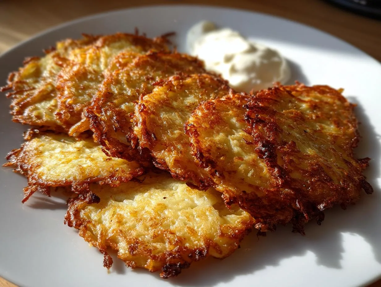 Crispy 4-Ingredient Potato Latkes Your Family Will Devour