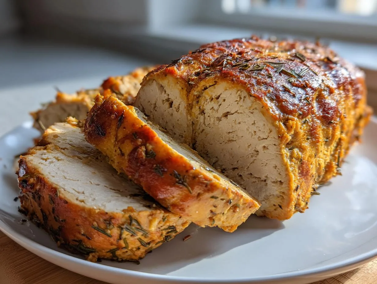 25g Protein Vegan "Turkey" Seitan Roast That Fooled Meat-Lovers