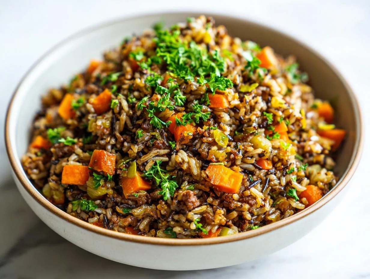 Irresistible Wild Rice Pilaf Recipe for 4 Delicious Servings