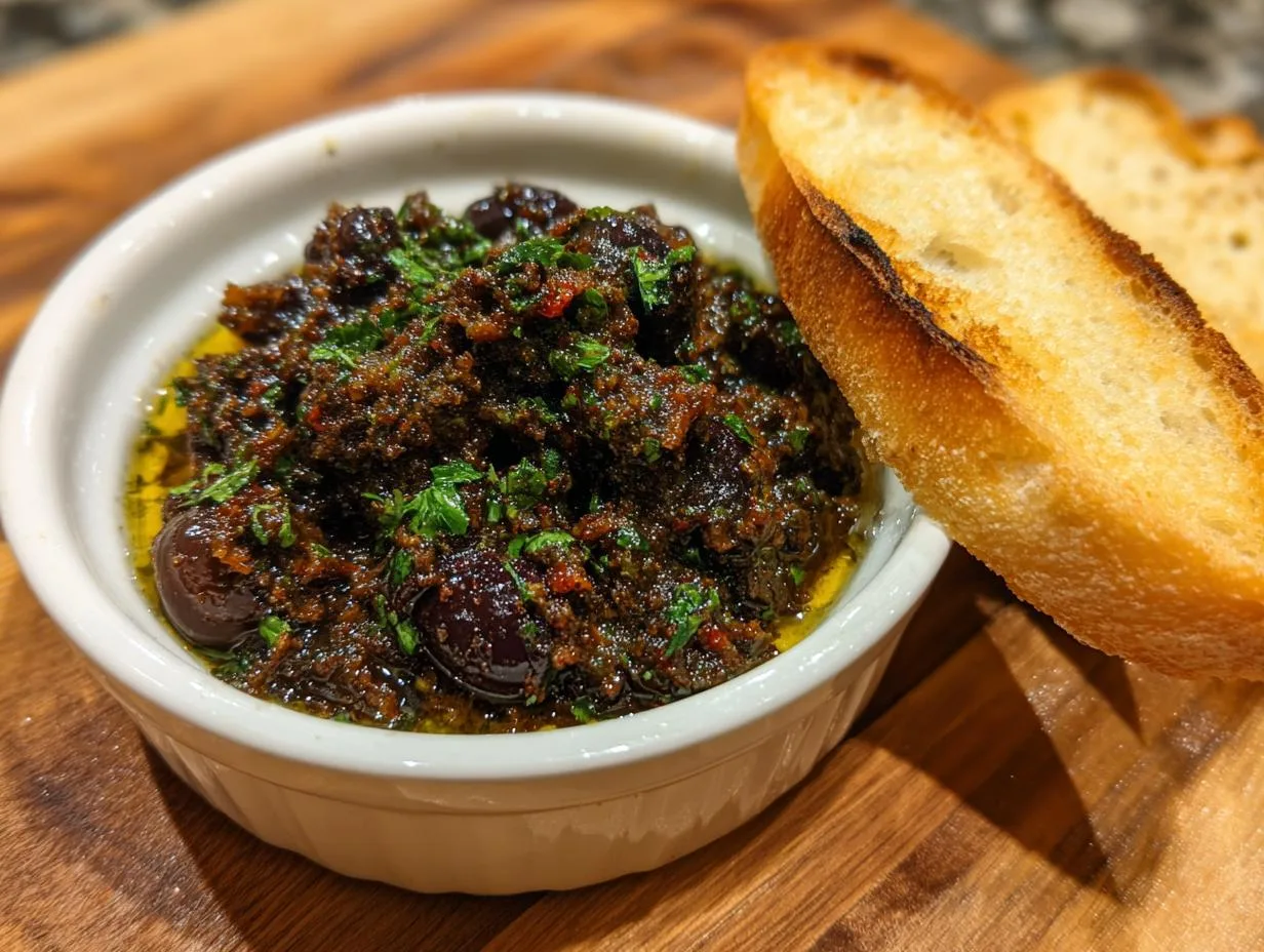 10-Minute Black Olive Tapenade - A Bold Mediterranean Delight