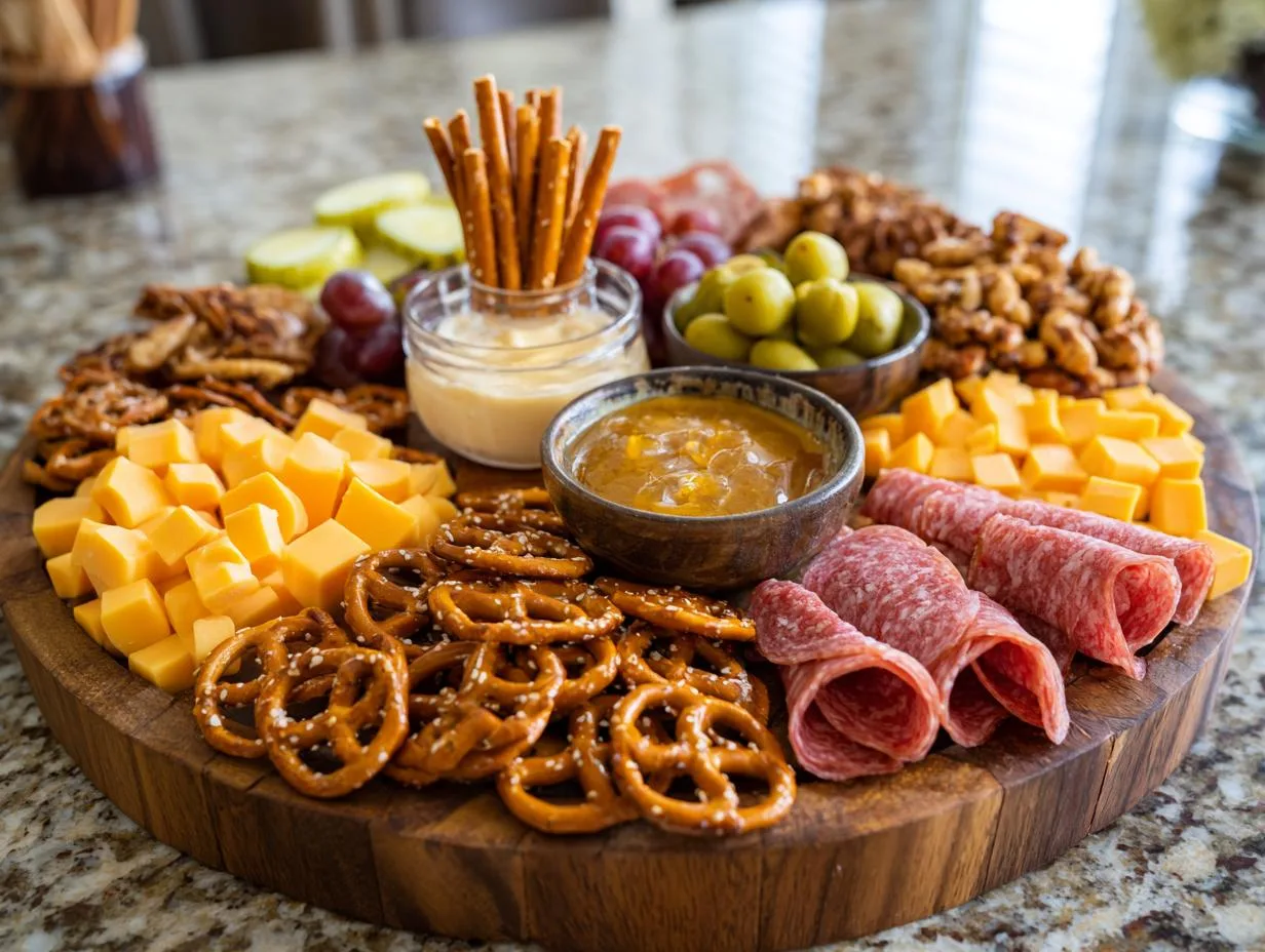 15-Minute DIY Pretzel Charcuterie Board for Epic Snacking