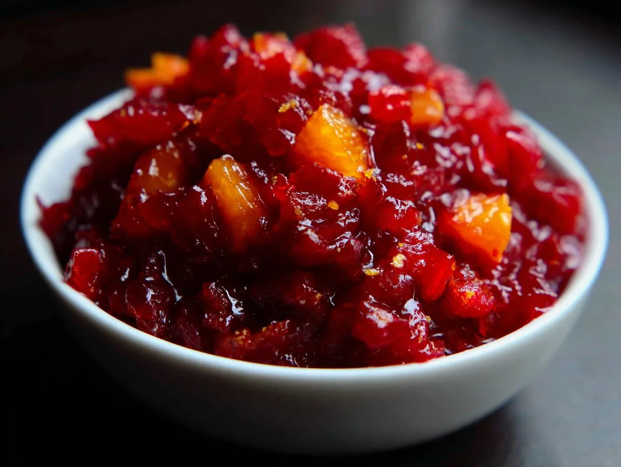 Bright 5-Minute Fresh Cranberry-Orange Relish Recipe