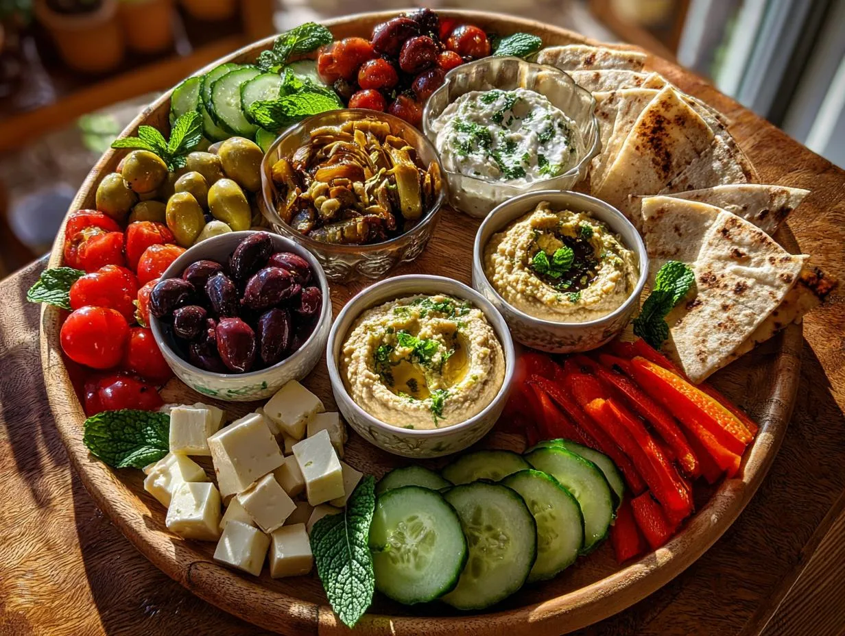Irresistible 10-Minute Mediterranean Mezze Board Bliss