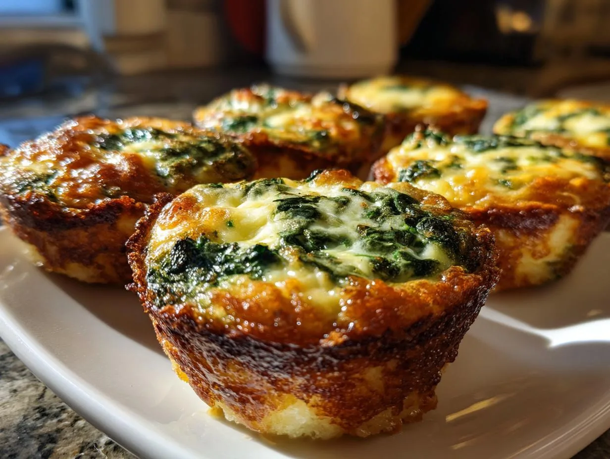 Delicious Mini Quiches with Spinach Bake in 30 Minutes