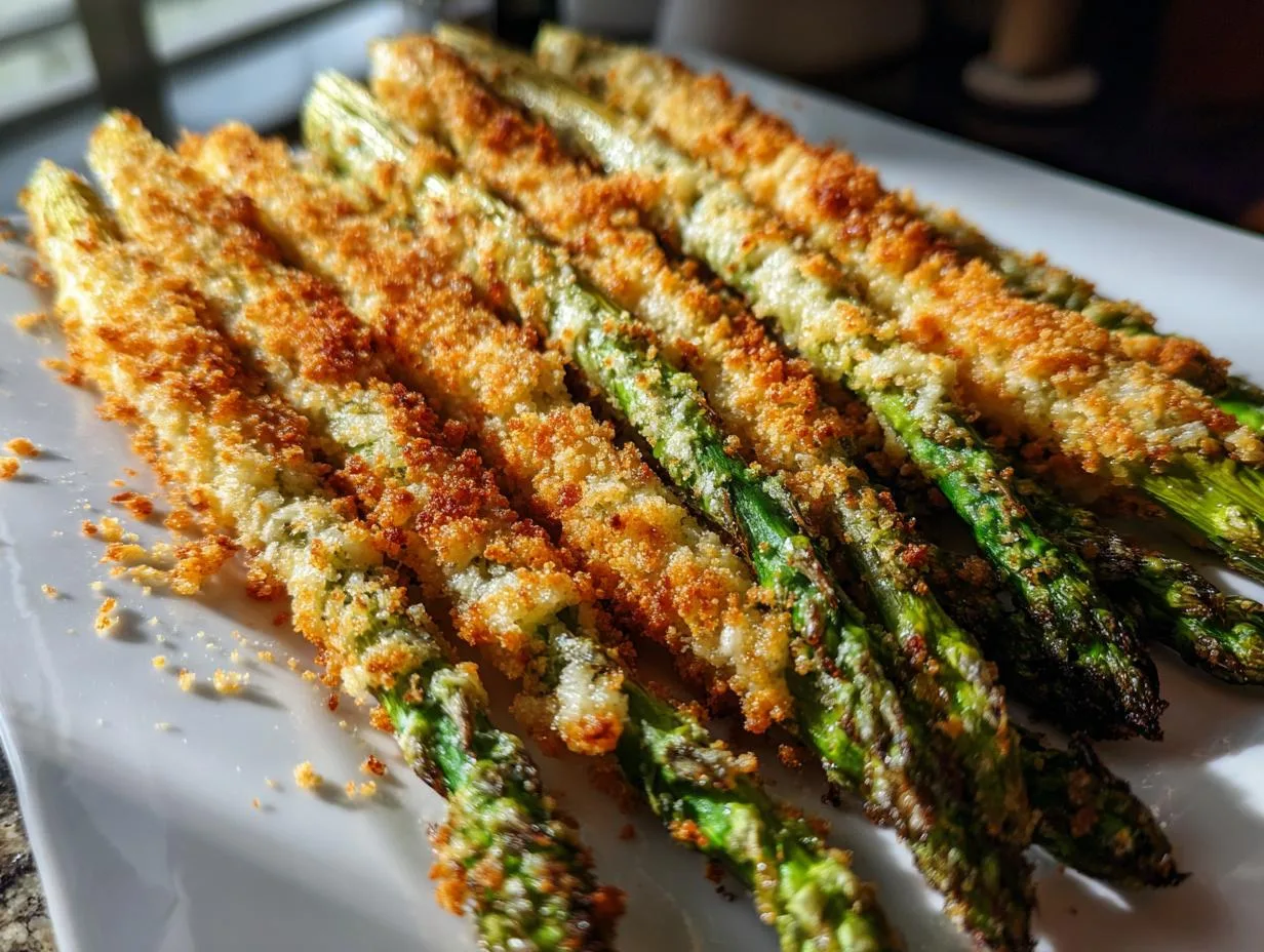 25-Minute Crispy Parmesan Crusted Asparagus Recipe