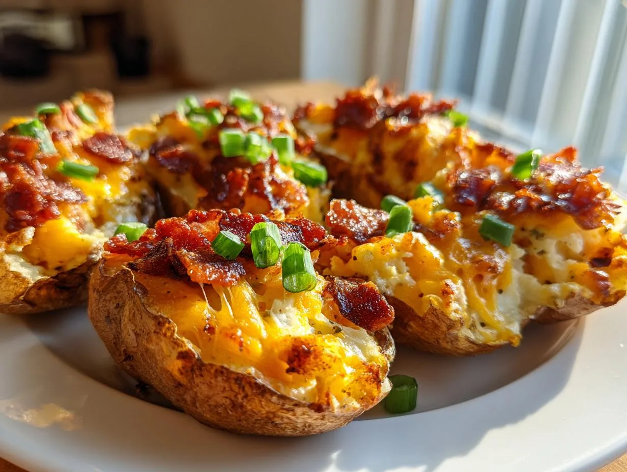 Crispy 4-Ingredient Potato Skin Bites That Guarantee Addiction