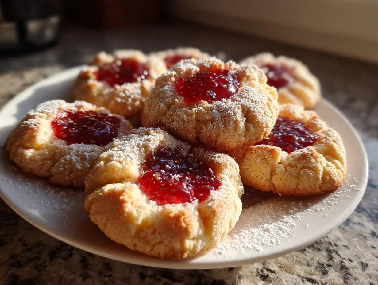 Irresistible 3-Ingredient Raspberry Jam Cookies Recipe