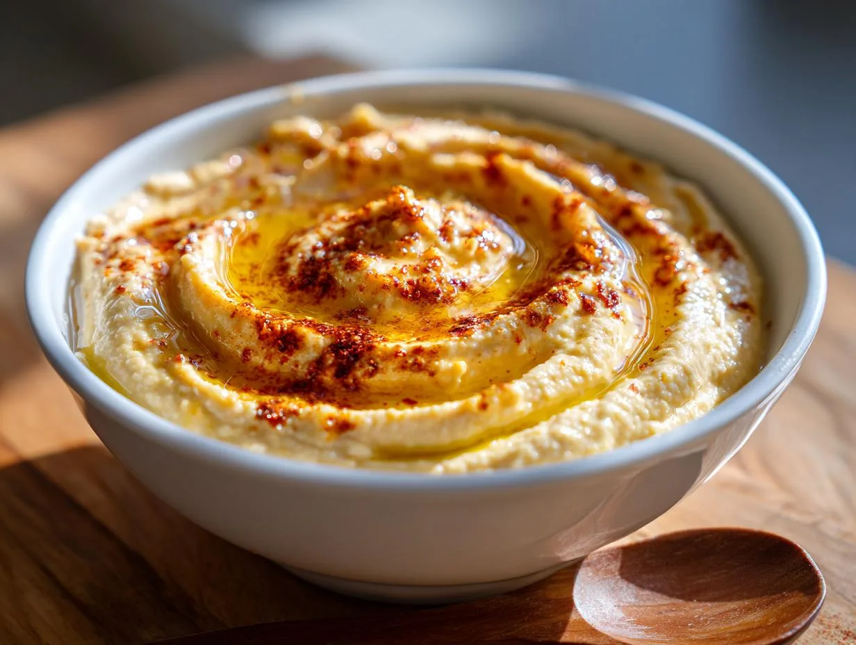 Irresistible 30-Minute Roasted Garlic Hummus Recipe