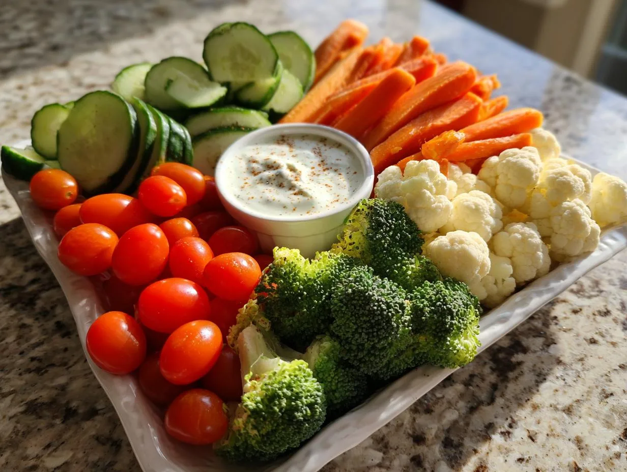 15-Minute Simple Crudités Platter - Effortless & Fresh Perfection