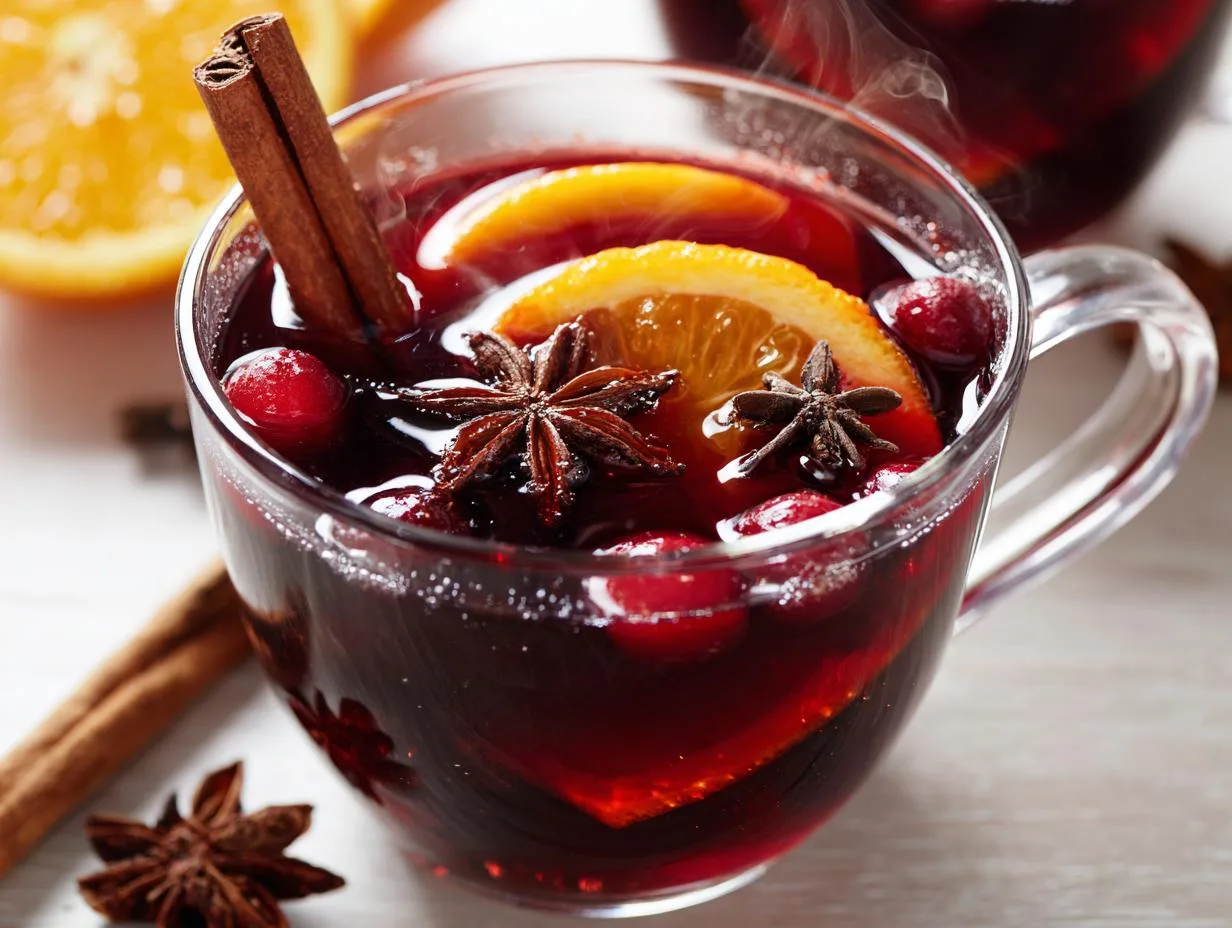 Slow Cooker Mulled Cranberry Juice: The 4-Ingredient Holiday Bliss