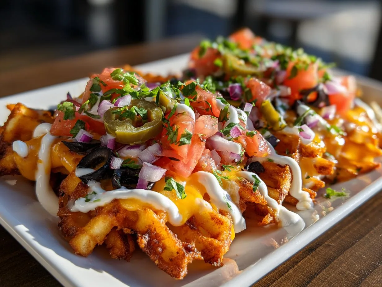 Irresistible Waffle Fry Nachos That Crush Game Day Hunger