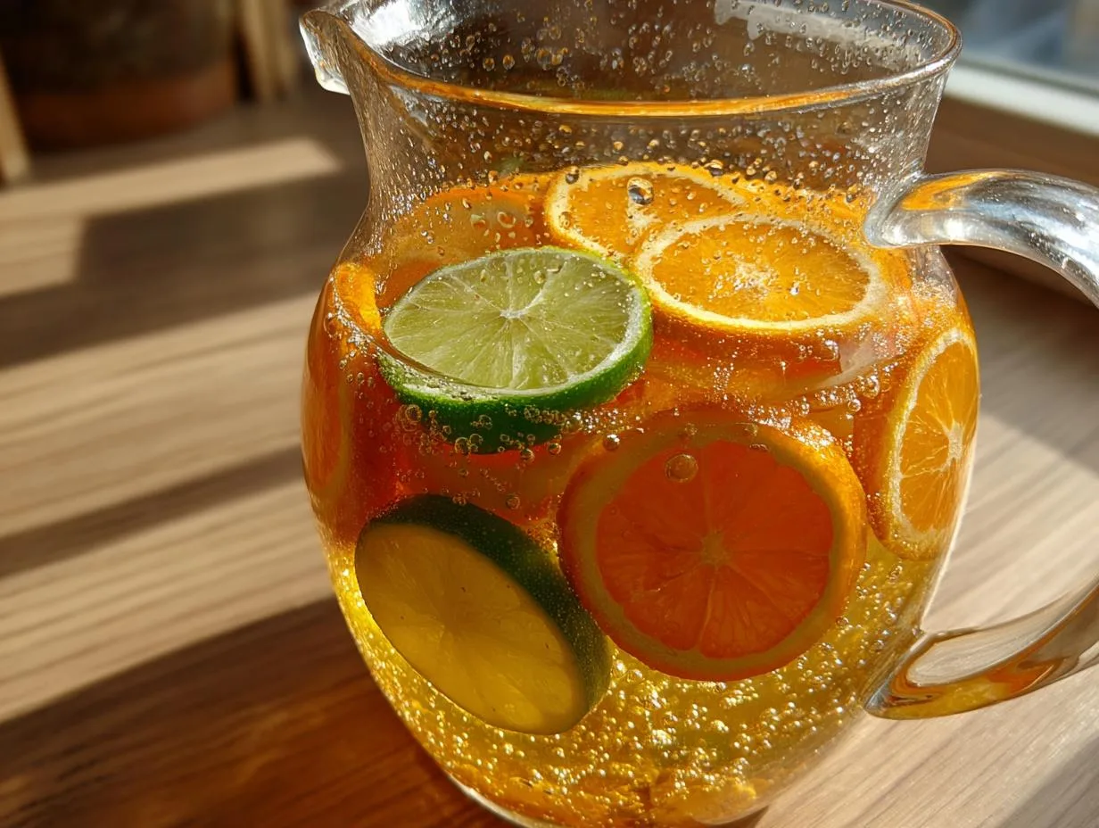 Refreshing Sparkling Citrus Punch Recipe for 8 Happy Guests